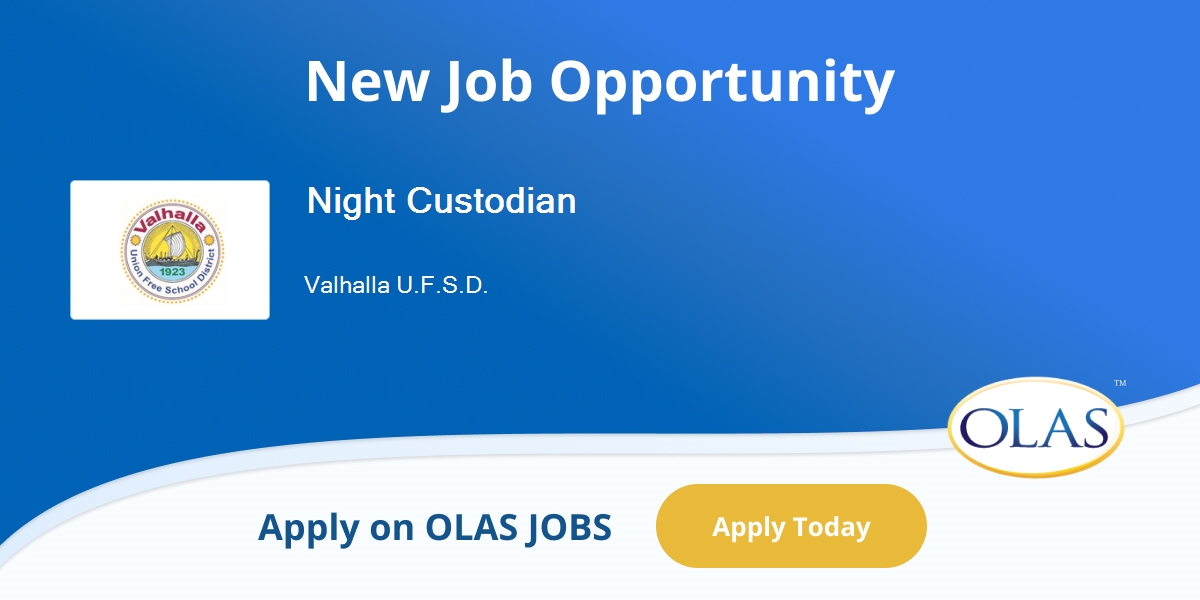 Night Custodial Worker - PM Shift opening in Valhalla U.F.S.D.