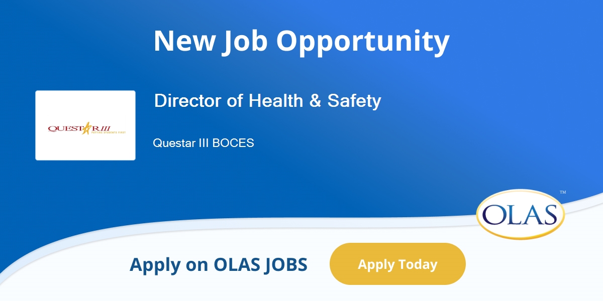 Director of Health & Safety opening in Questar III BOCES